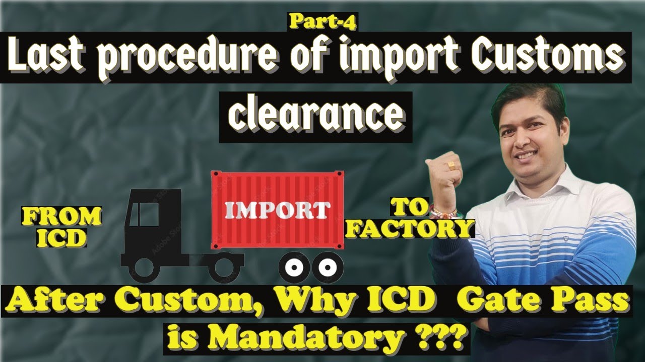 Last procedure of Import custom Clearance I Import Custom Documents I ...