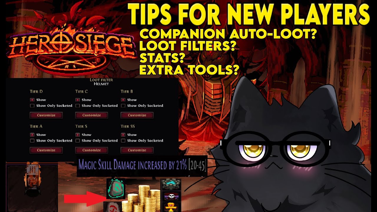 HERO SIEGE S6 - TIPS FOR NEW PLAYERS - GET YOUR COMPANION NOW! - YouTube