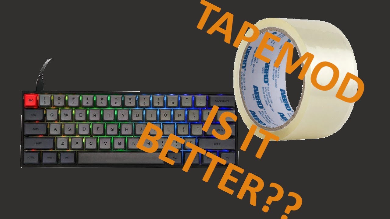 tape-modding-my-sk61-did-it-become-better-youtube
