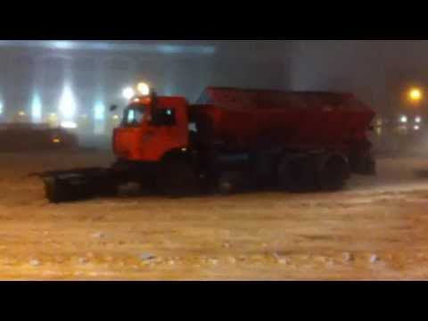 KAMAZ snow drift UFA