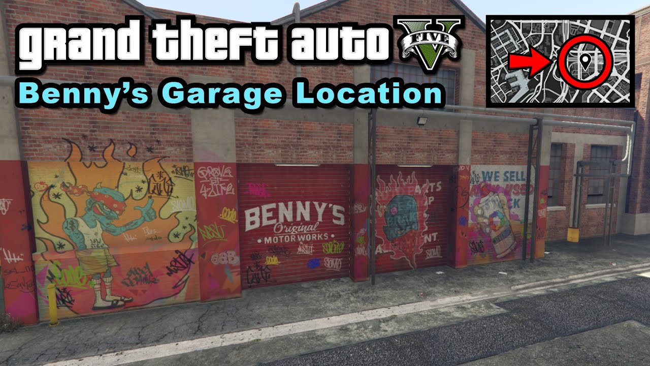 Benny's garage location - GTA 5 - YouTube