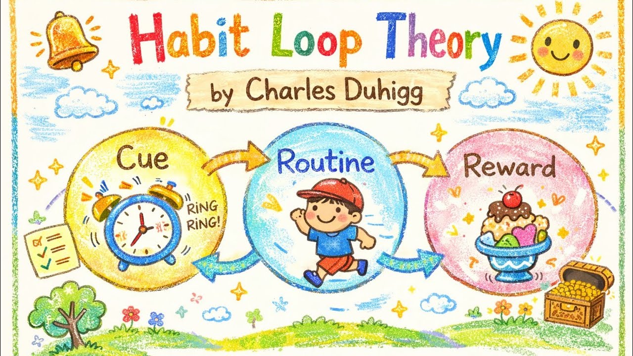 The Habit Loop: Cue–Routine–Reward | Charles Duhigg | Simple ...