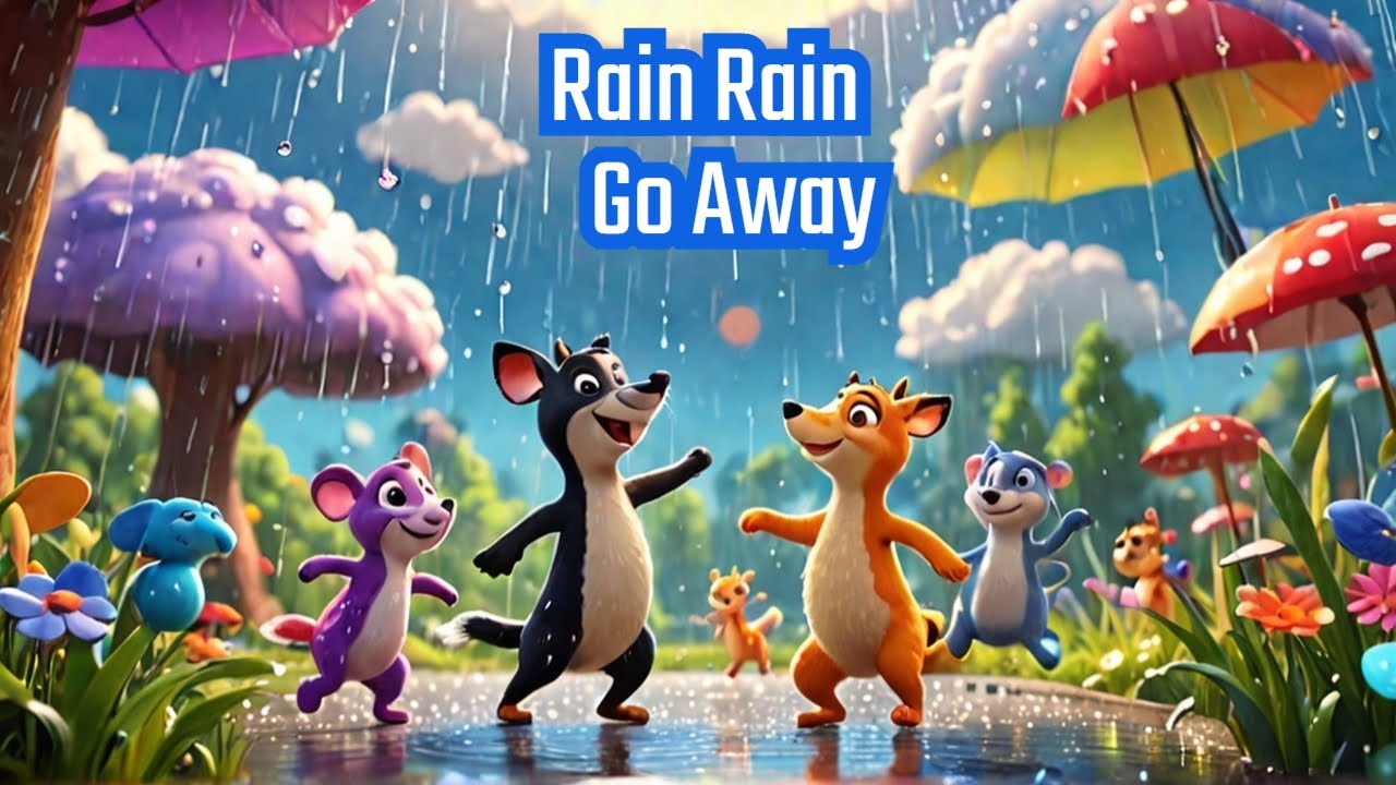 Rain Rain Go Away (Animal Version) | Baby Songs, Nursery Rhymes & Kids ...