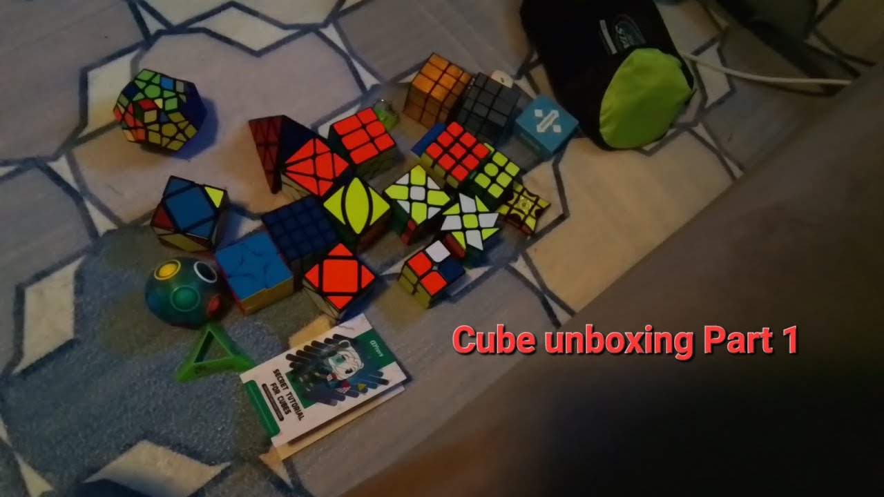 21 RUBIKS CUBES UNBOXING!!!! (except I didn't unbox them, also part 1 ...