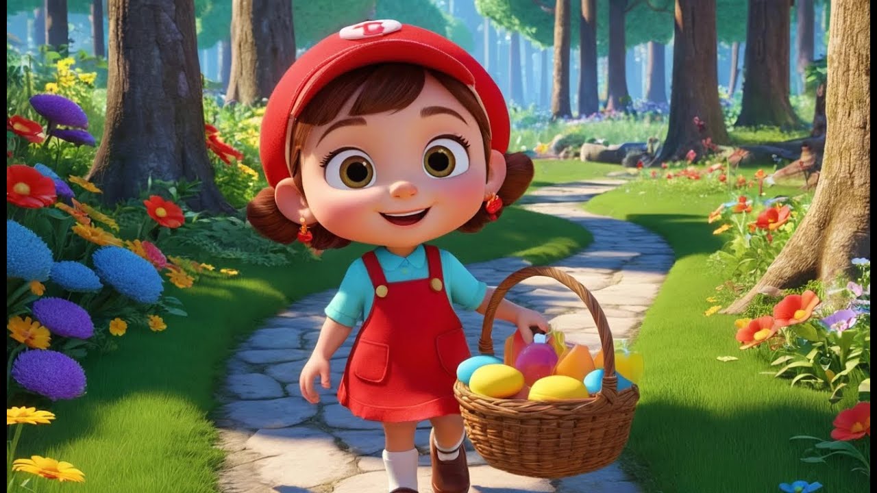 Little Red Riding Hood Rhyme Song | Popular Nursery Rhyme & Educational ...