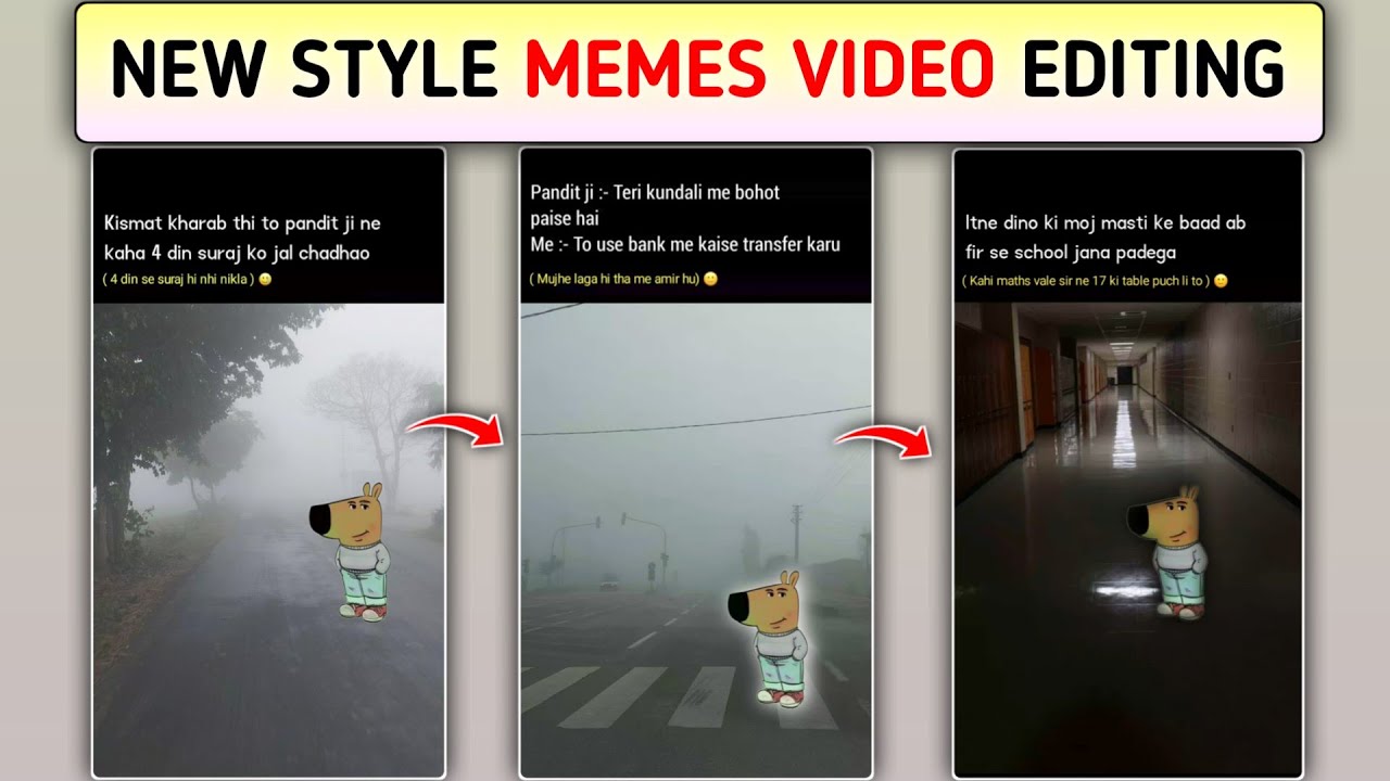 Ek Dam New Style Memes Video Editing | New Style Viral Memes Video ...