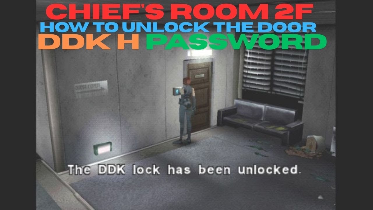 Dino Crisis : How To Unlock The Door With DDK H Password - (Chief's ...