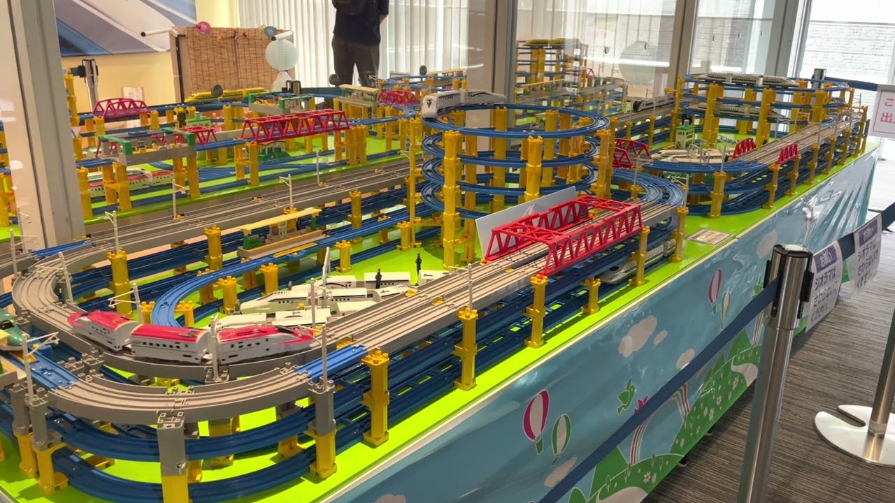 Plarail, it's Japanese train Toy for Kids at Yamanashi Prefectural ...