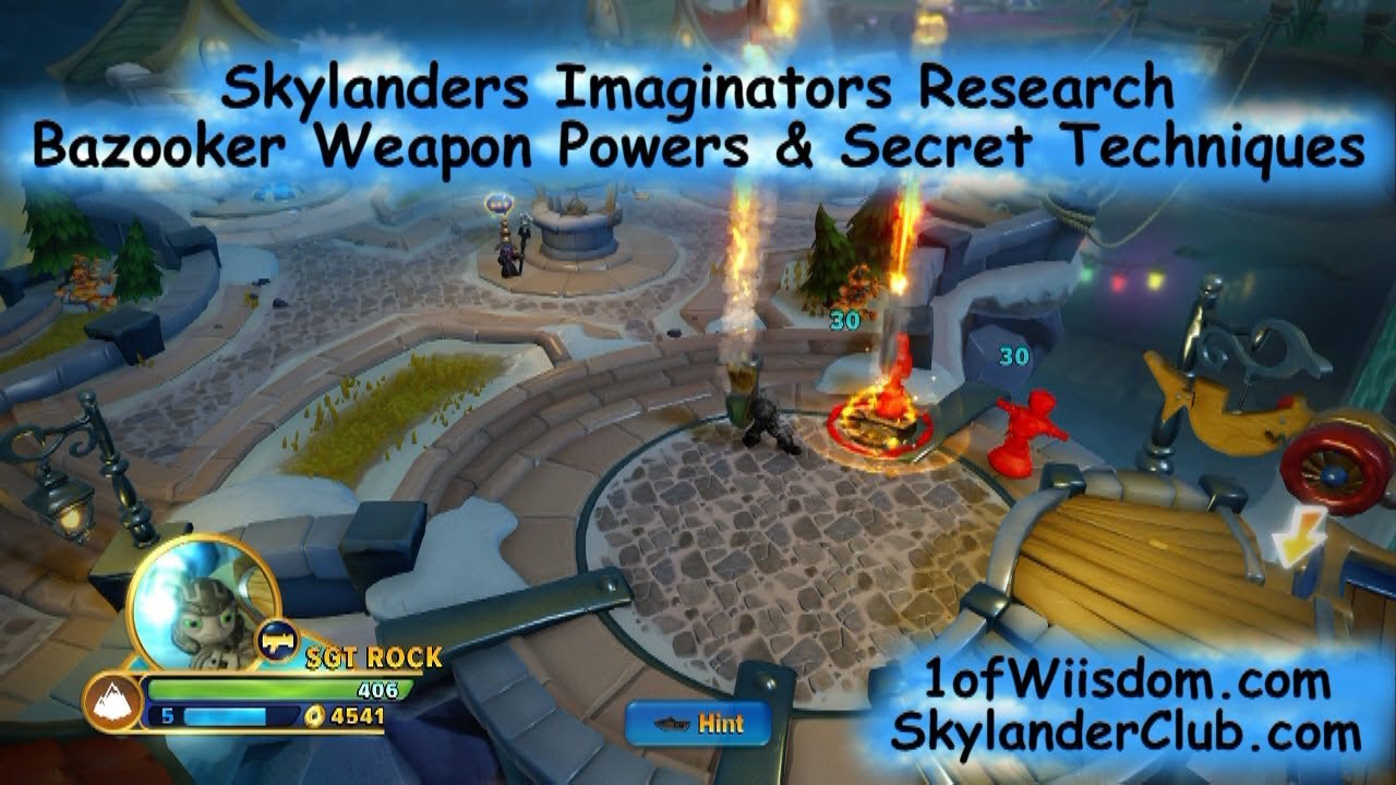 Skylanders Imaginators Research: Bazooker Weapon Powers & Secret ...