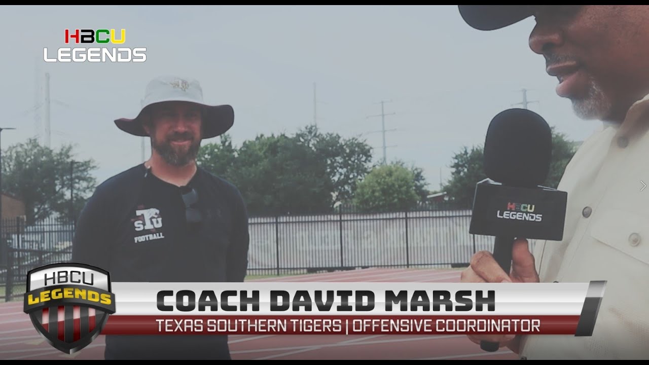 Texas Southern's Coach David Marsh at Day 2 of TSU Football Camp | # ...