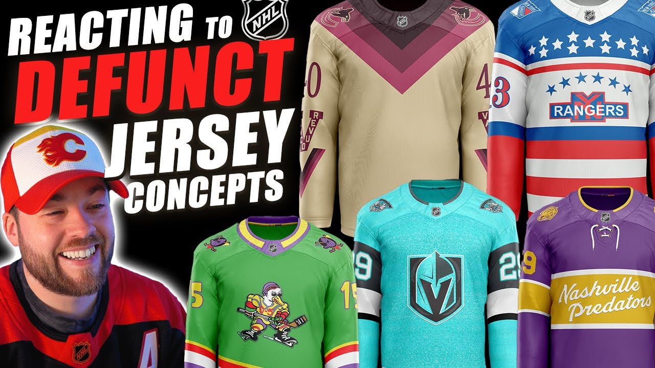 Defunct NHL Hockey Jersey Concepts! - YouTube