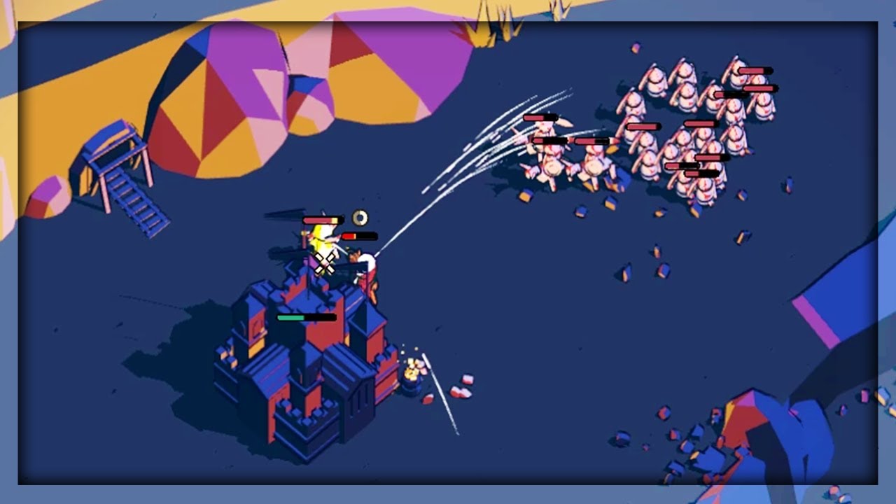 Durststeinを槍と敵の体力アップ縛りで挑戦 - Thronefall - YouTube