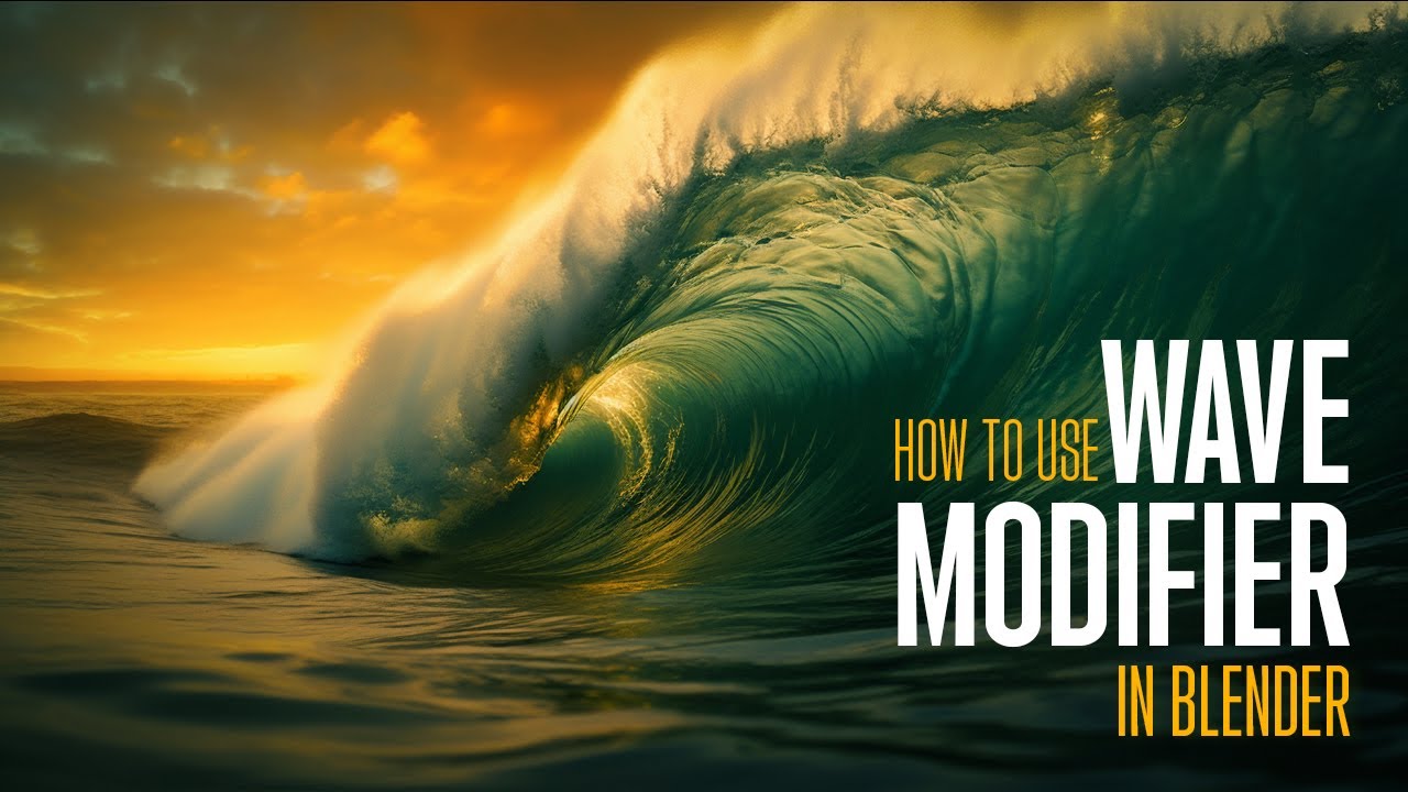 Blender Wave Modifier Full Explain || Deepak Graphics Hindi - YouTube