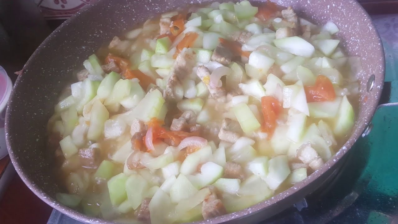 upo a simple vegetable Filipino recipe - YouTube