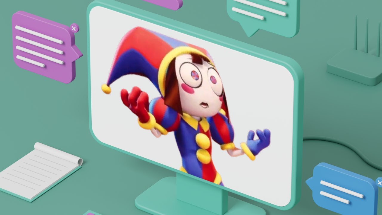 Unleashing Limitless Creativity! Pomni in The Digital Universe 🌌 The ...