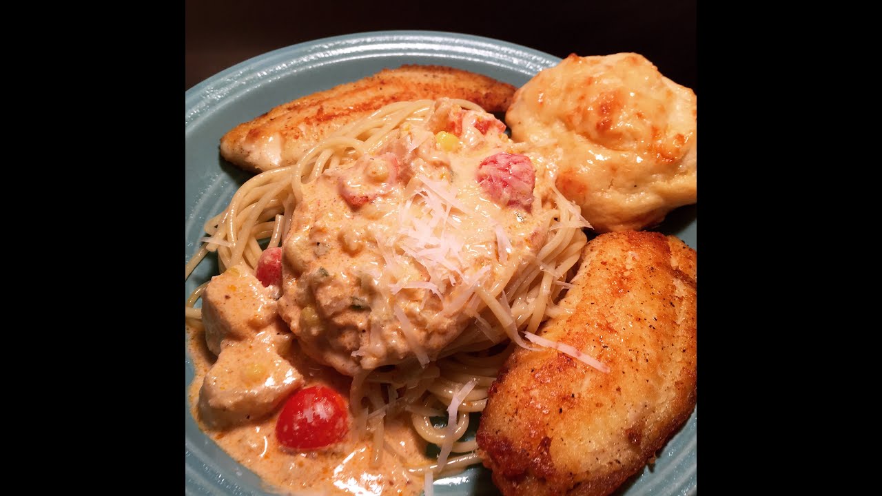Pacific Cod with creole style pasta - YouTube