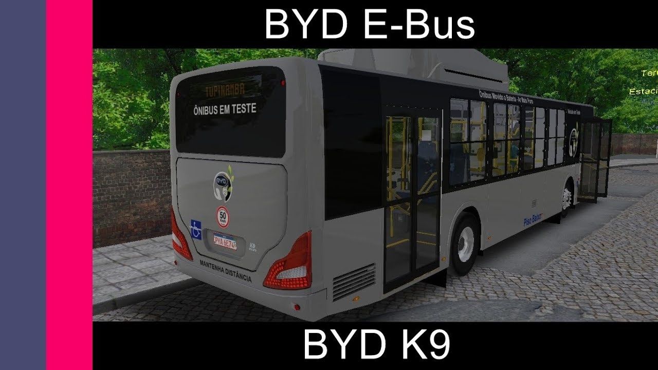 OMSI 2 - Map Mobenica + BYD K9 [DOWNLOAD] - YouTube