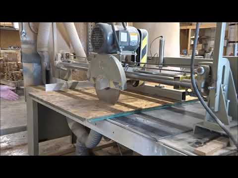 Hendrick Model HS 54 Overhead Rail Panel Saw Lot 20 - YouTube