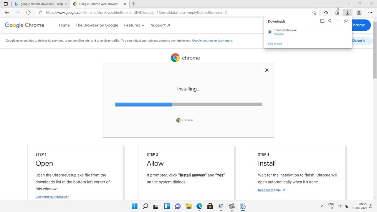 How to Download And Install Google Chrome - YouTube