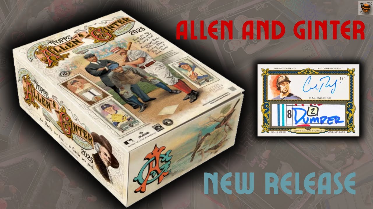 Brand New Release 2025 Allen & Ginter – Hobby Box Preview & First Look ...