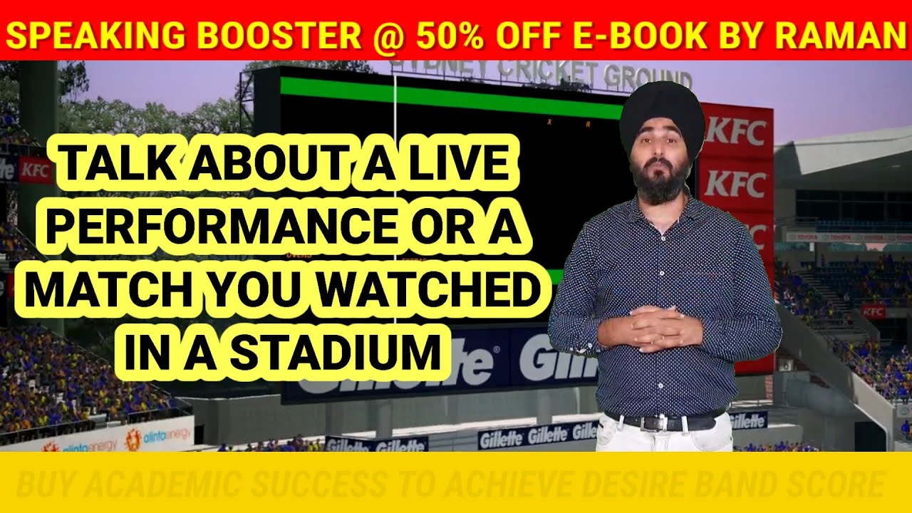 Time When You Attended A Live Sports Event Latest Cue Card | Sport ...