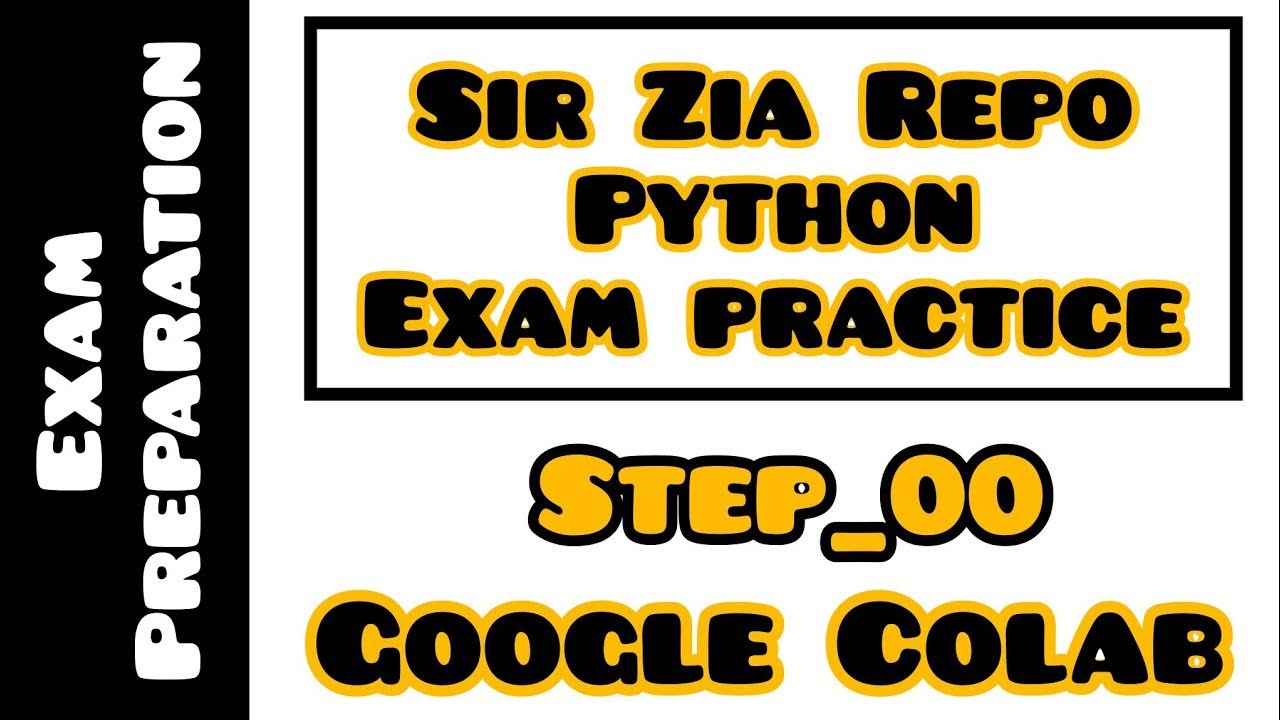 Sir Zia Repo Practice Step_00 | Python Quiz Preparation | GIAIC Exam Preparation - YouTube