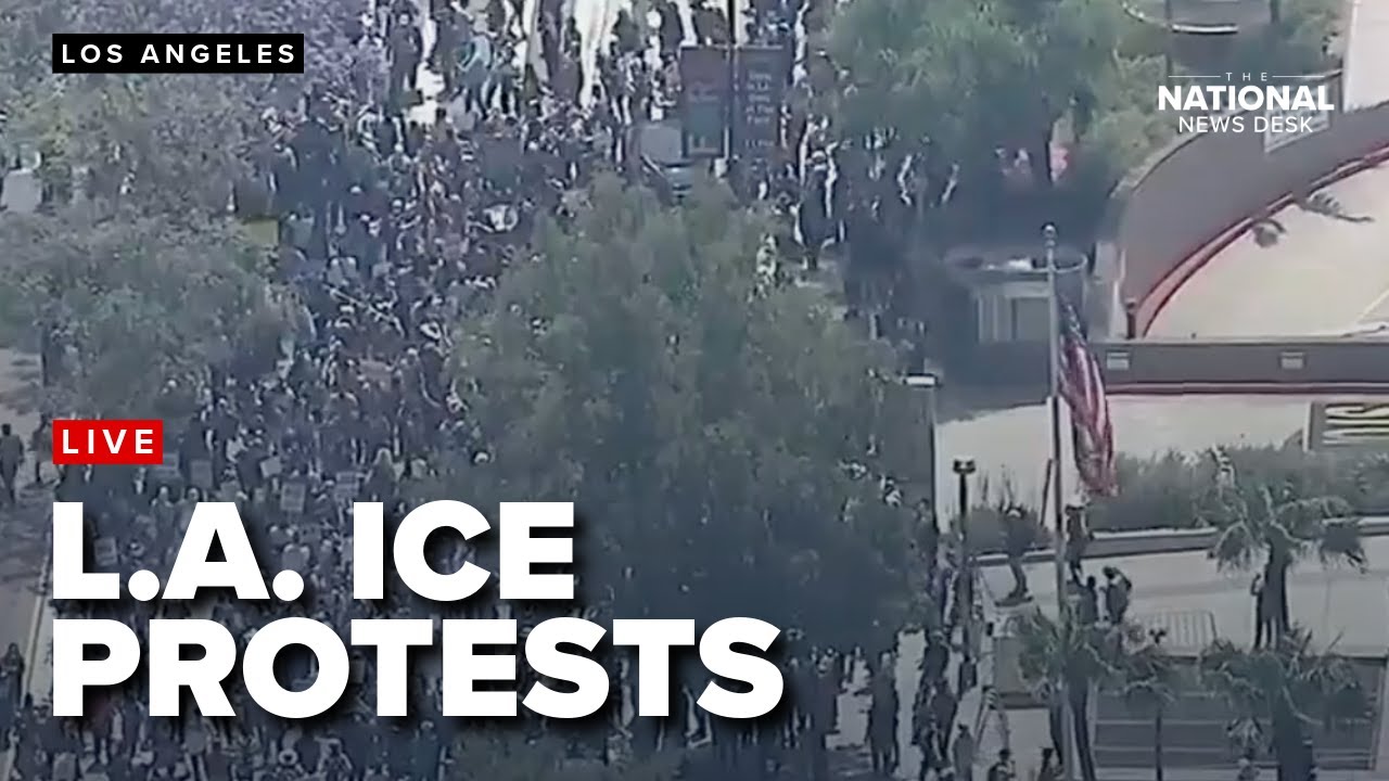 WATCH: L.A. ICE protests - YouTube