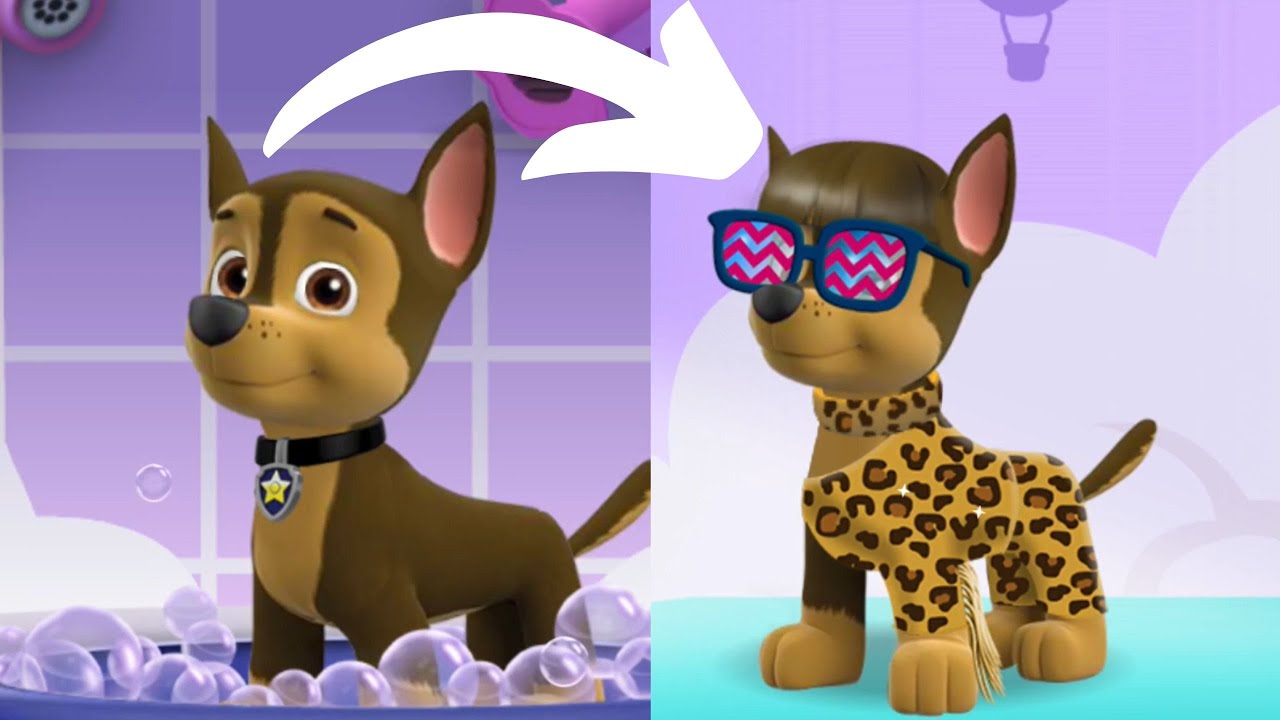 PAW PATROL Dressing up Chase animation - YouTube