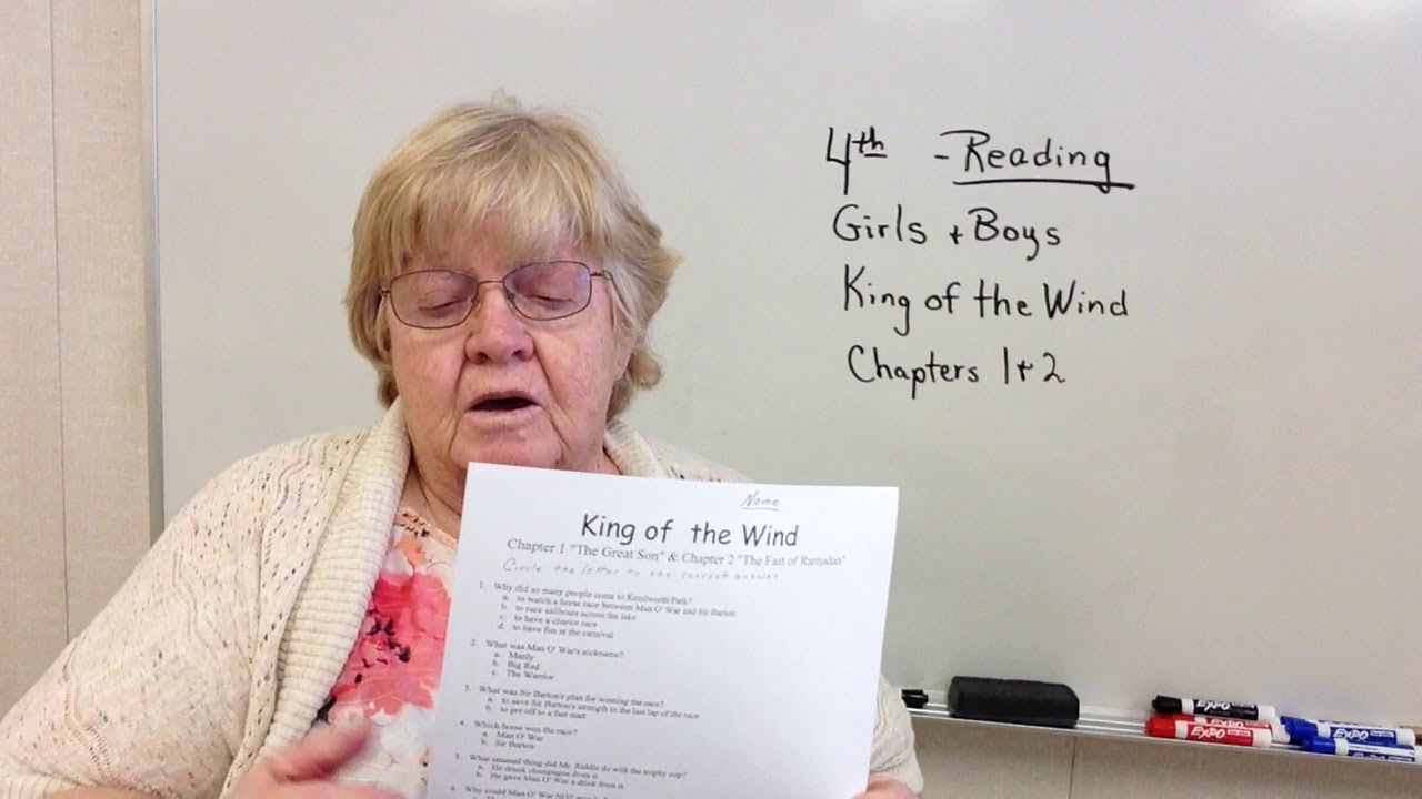 4th Grade Reading King of the Wind Chapters 1 2 - YouTube