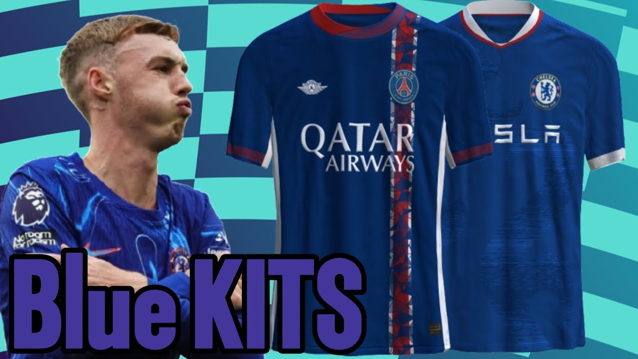 I Made The Best Blue Soccer KITS | Soccer Concept KITS - YouTube