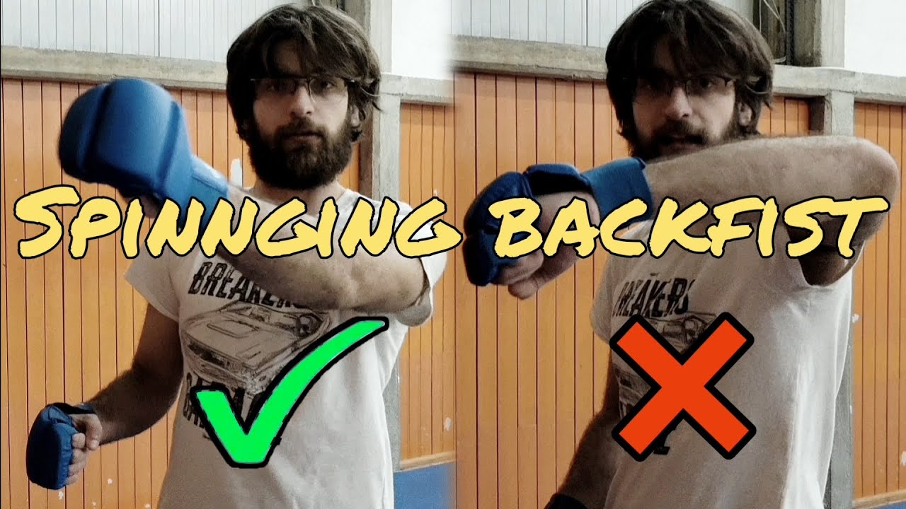 Safer Way to Throw Spinning Backfists in Sparring #sparring # ...