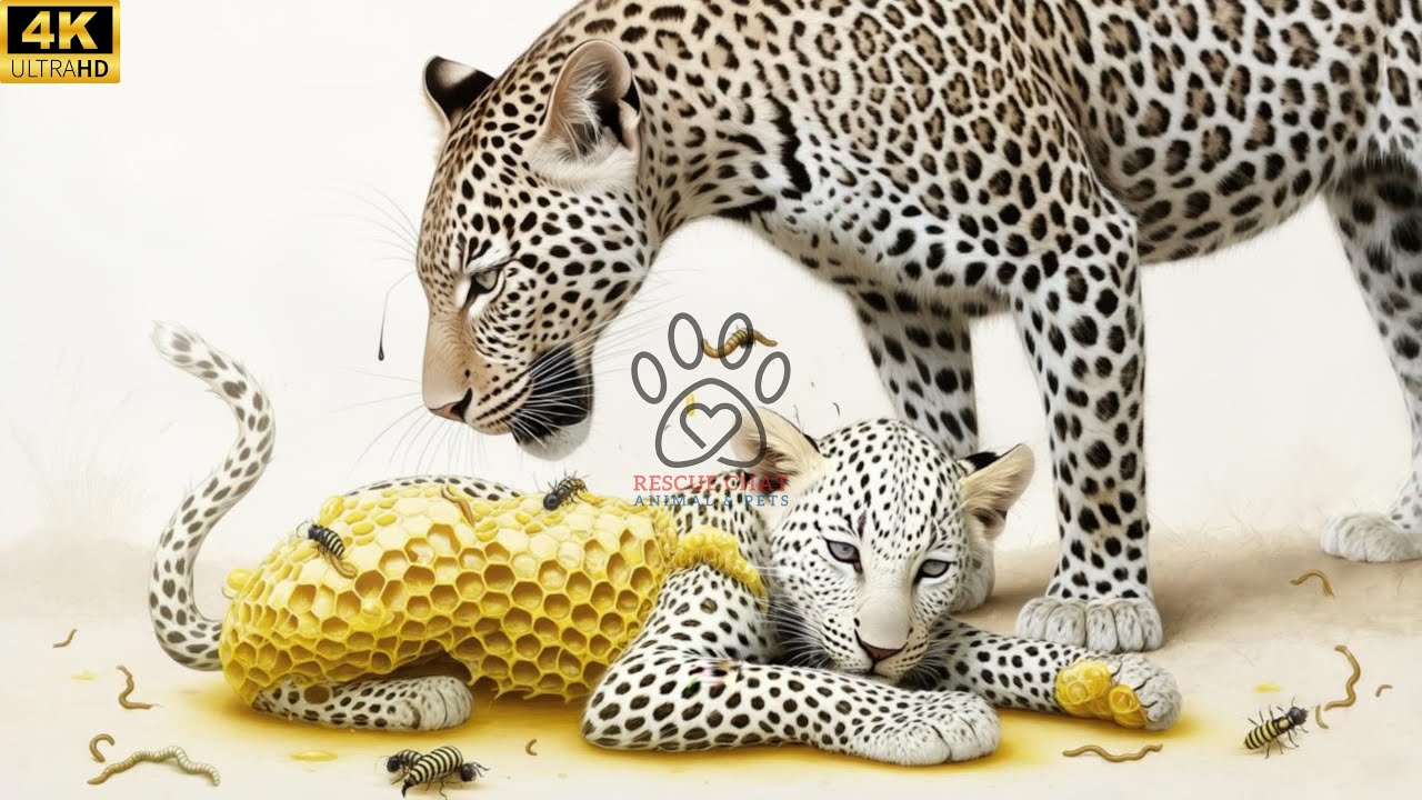 LEOPARD Infested with Millions of Parasites Rescued Miracle Animal ...