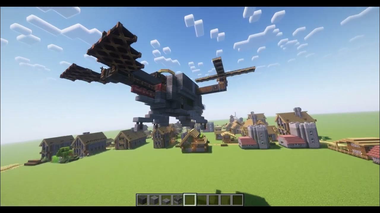 Minecraft Valkyrien skies Enclave Mk1 Vertibird - YouTube