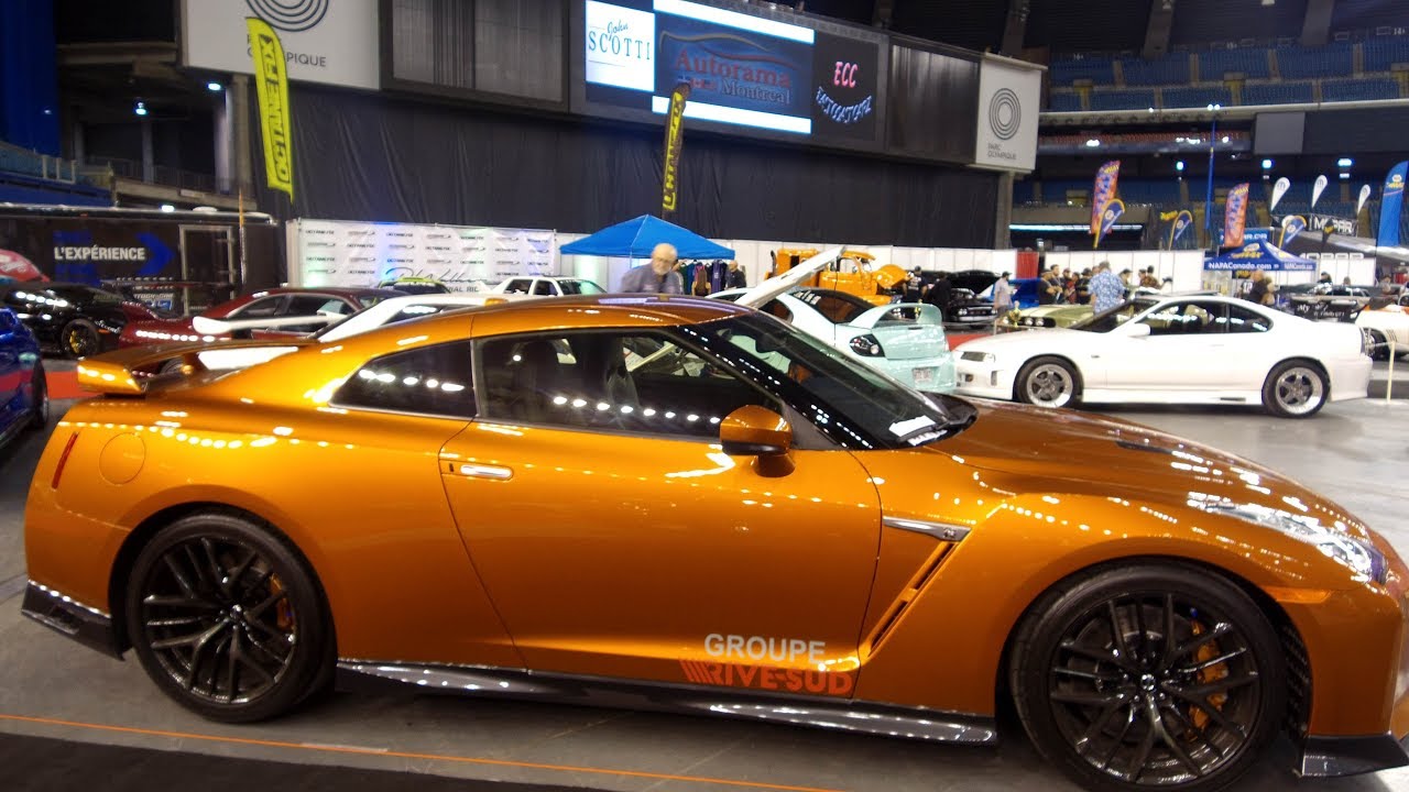 2017 Nissan GTR - Montreal Autorama Show - YouTube