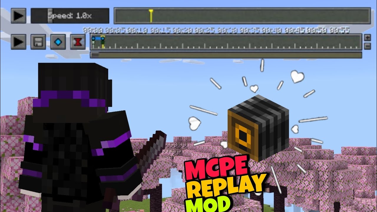 The Best Mcpe Replay Mod ("like java")! - YouTube