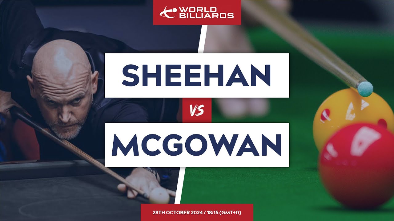 Peter Sheehan v Paul McGowan | Group Stages | 2024 World Billiards ...