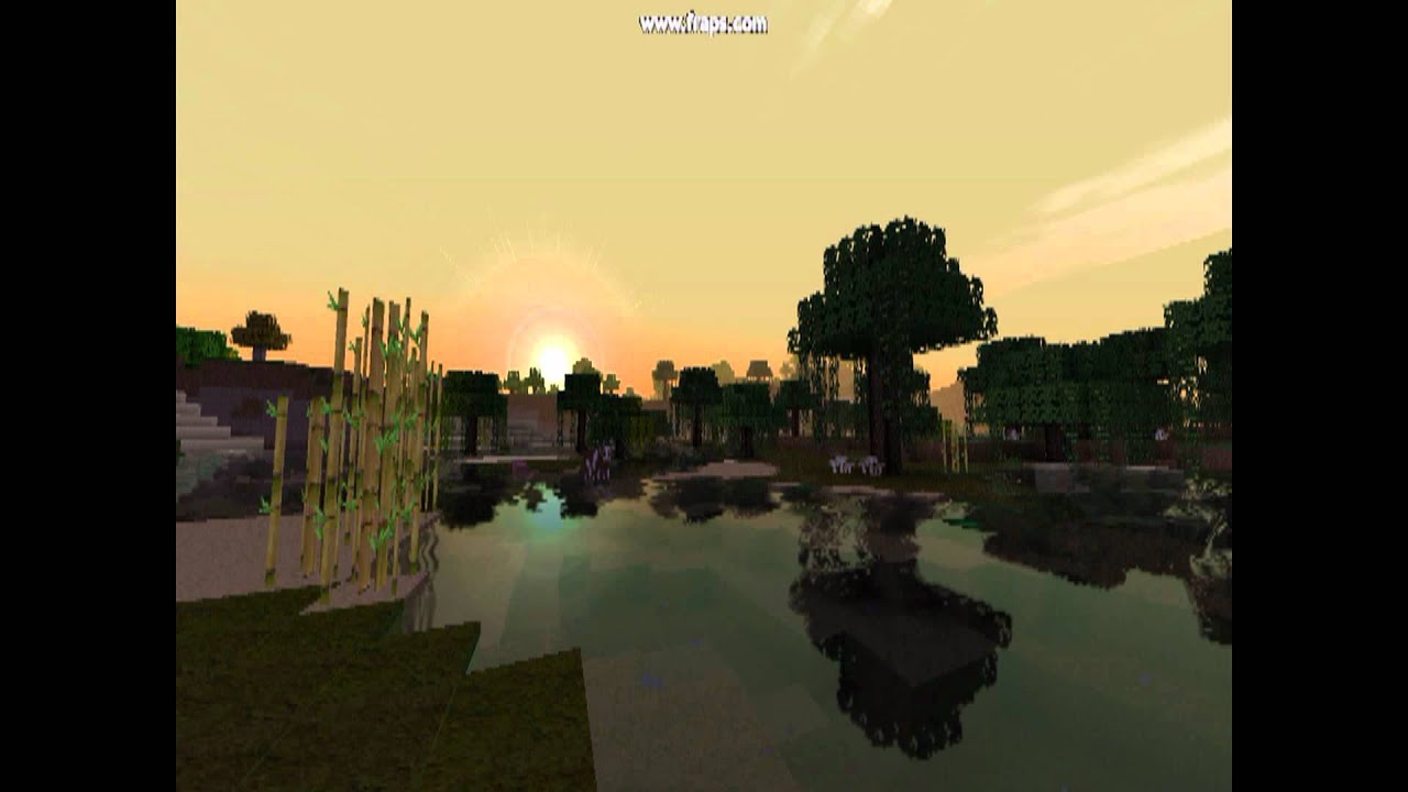 Minecraft: Realistisches Wasser mit dem "Water Shader" Mod - YouTube