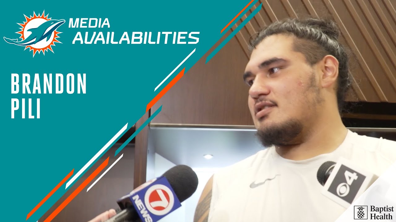 Brandon Pilli speaks with the media | Miami Dolphins - YouTube