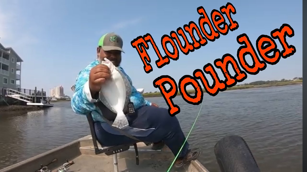 Myrtle Beach SC Flounder fishing - YouTube