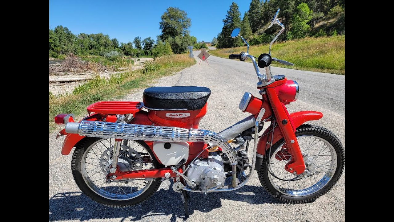 1964 CT 200 Honda Trail 90 Walk Around and Ride - YouTube