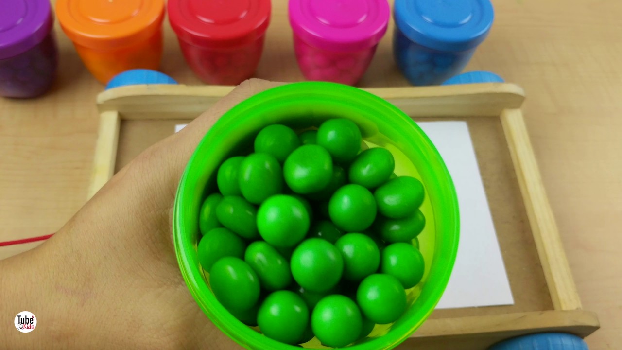 Learn Colors Candy Kids Toddlers Babies Educational - YouTube