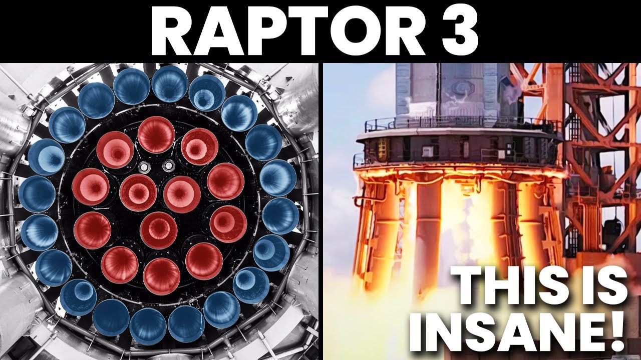 SpaceX's New Raptor 3 Engine Shocked Everyone! - YouTube