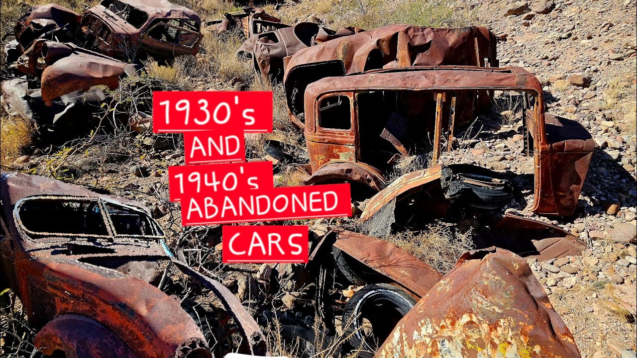 50+ 1930's & 1940's Abandoned Cars Morenci AZ PT1. - YouTube