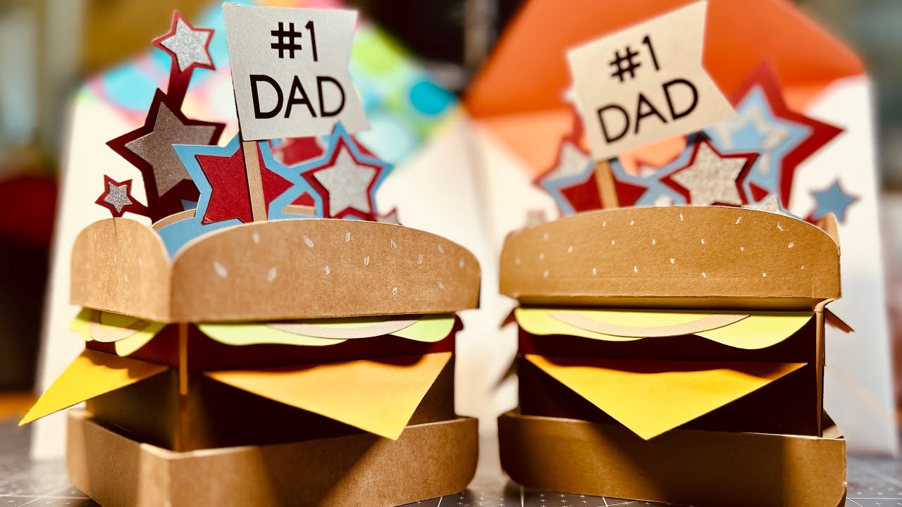 3D BURGER POP UP CARD! Wow 🤩 - YouTube