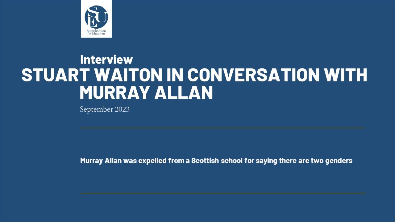 Stuart Waiton in conversation with Murray Allan - YouTube