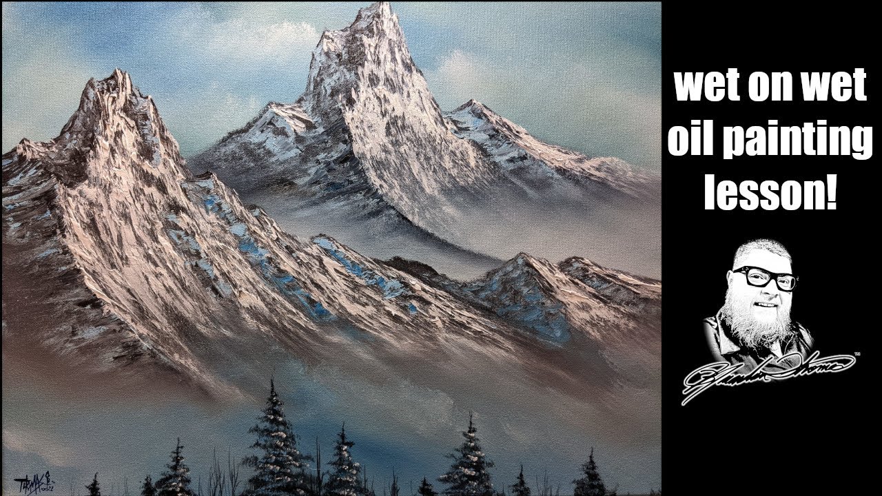 Ice Mountain (Painting With Magic Se:8 Ep:5) Landscape painting - YouTube