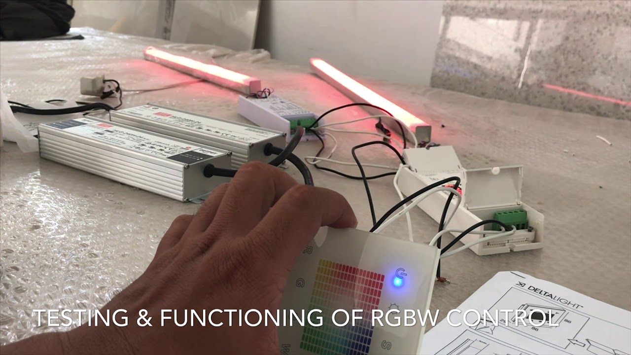 Color Changing Linear lights Vlog#19 - YouTube