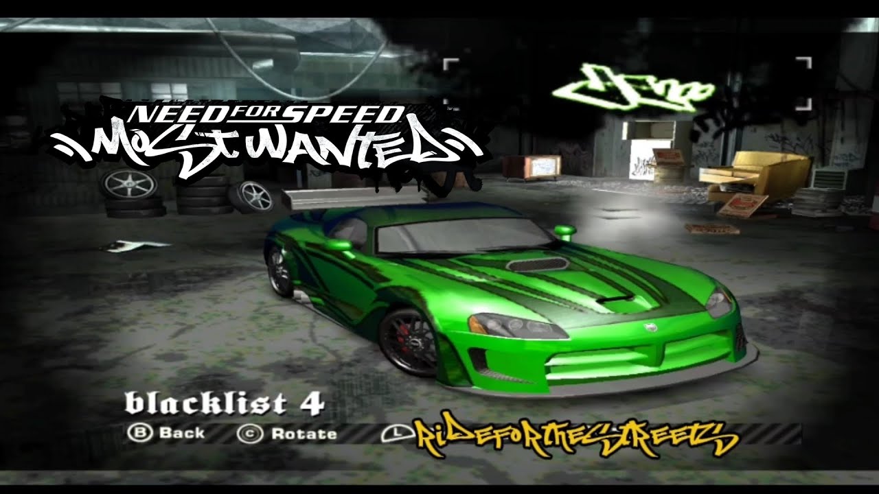 Need For Speed Most Wanted | Race & Persuit Blacklist #4 JV - Dodge ...