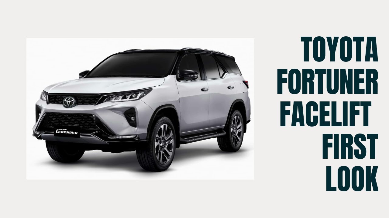 2020 Toyota Fortuner Facelift First Look | Specifications | Features ...