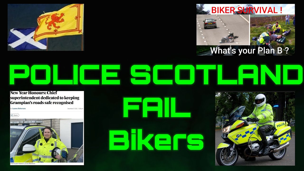 Police Scotland FAIL to protect Bikers - YouTube